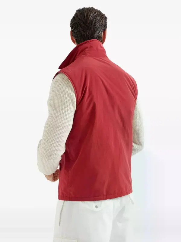 Brunello Cucinelli Thermore® Gilet - Red