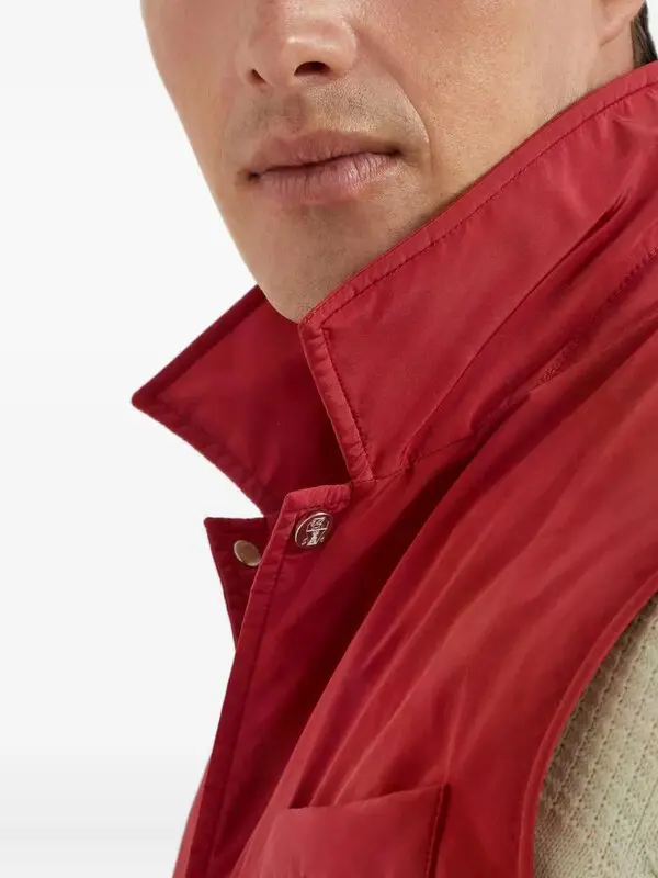 Brunello Cucinelli Thermore® Gilet - Red