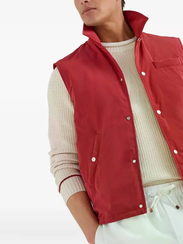 Brunello Cucinelli Thermore® Gilet - Red