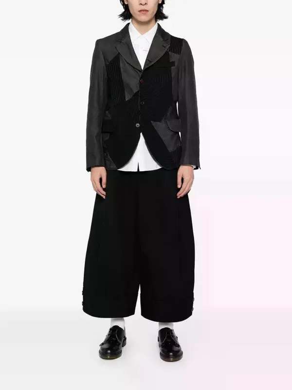 BLACK COMME DES GARÇONS Patchwork Blazer