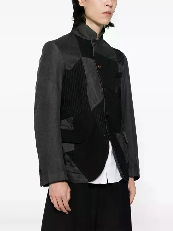 BLACK COMME DES GARÇONS Patchwork Blazer