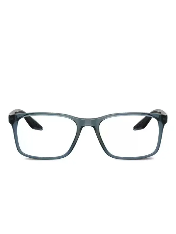 Prada Rectangle-frame Eyeglasses - Blue