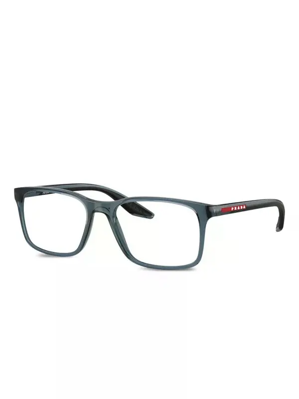 Prada Rectangle-frame Eyeglasses - Blue