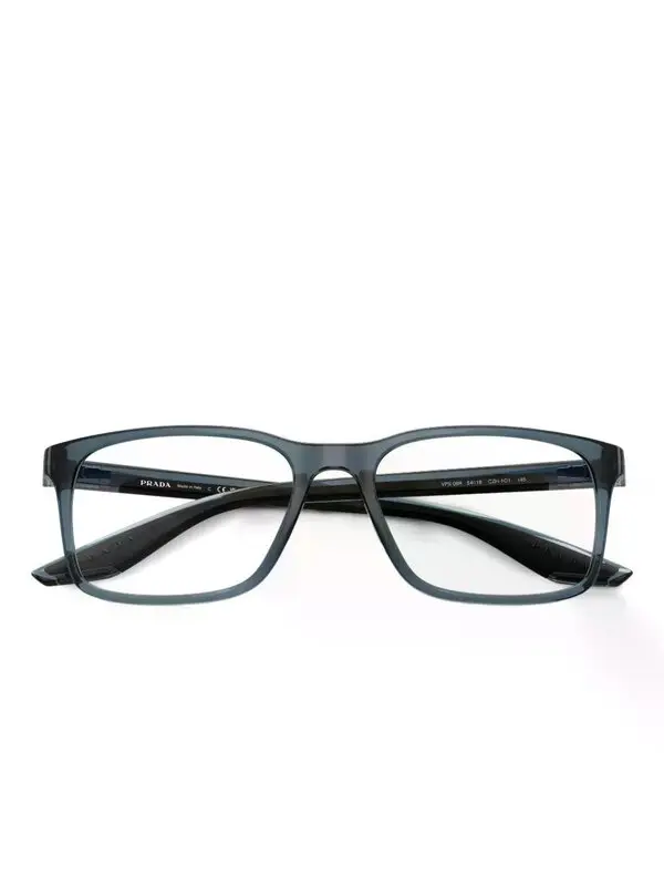 Prada Rectangle-frame Eyeglasses - Blue