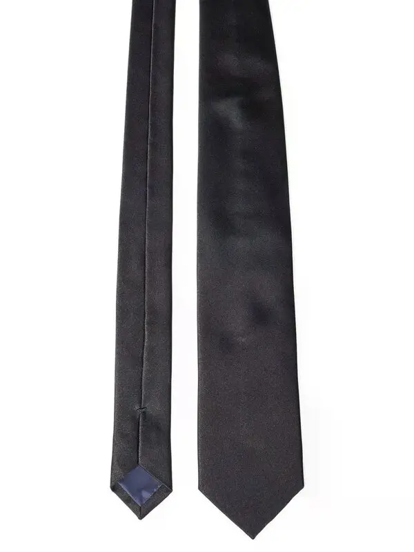 FRANZESE COLLECTION Silk Neck Tie - Black