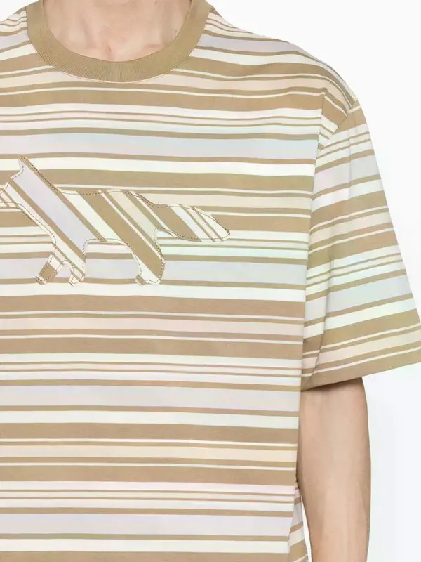 Maison Kitsuné Crafted Profile Fox T-shirt - Purple