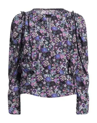 Isabel Marant Floral Print Silk Blend Top - Purple