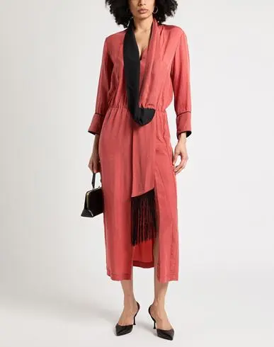 8PM Flared Maxi Dress With Fringe
