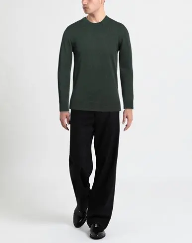 Alpha Studio Geelong Wool Crewneck Sweater - Green