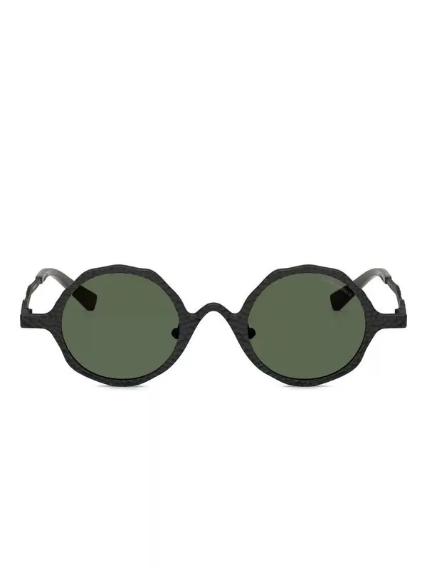 Emporio Armani Round Frame Sunglasses - Black