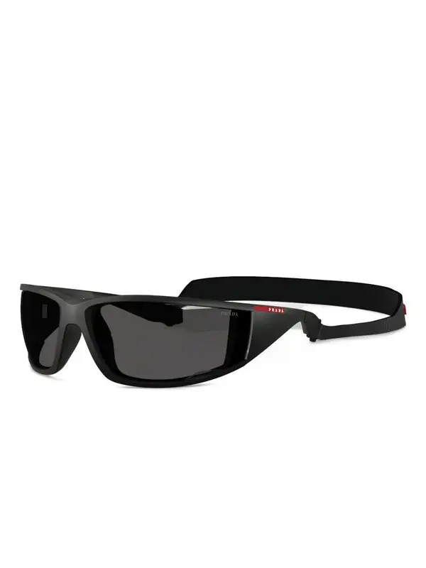 Prada Rectangle-frame Sunglasses - Black