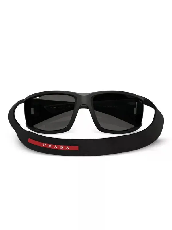 Prada Rectangle-frame Sunglasses - Black