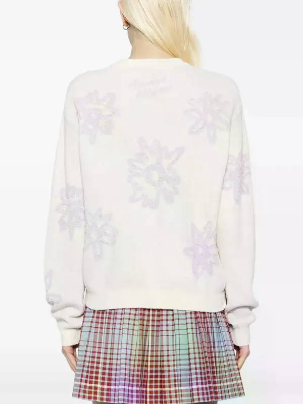 Maison Kitsuné Jacquard Crew-neck Jumper