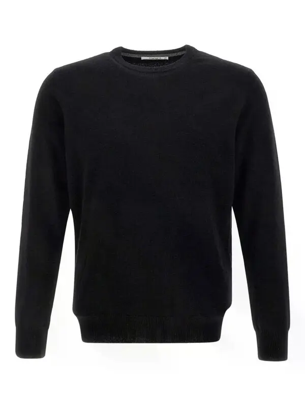 KANGRA Crew Neck Sweater - Black