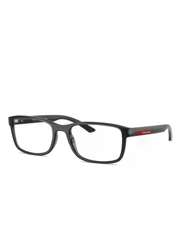 Prada Rectangle-frame Eyeglasses - Grey