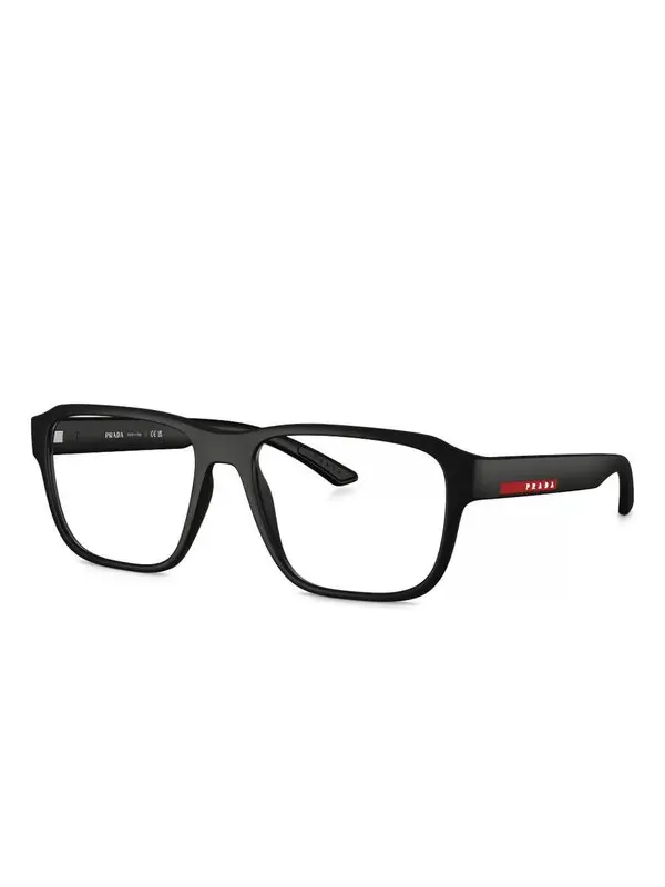 Prada Rectangle-frame Eyeglasses - Black