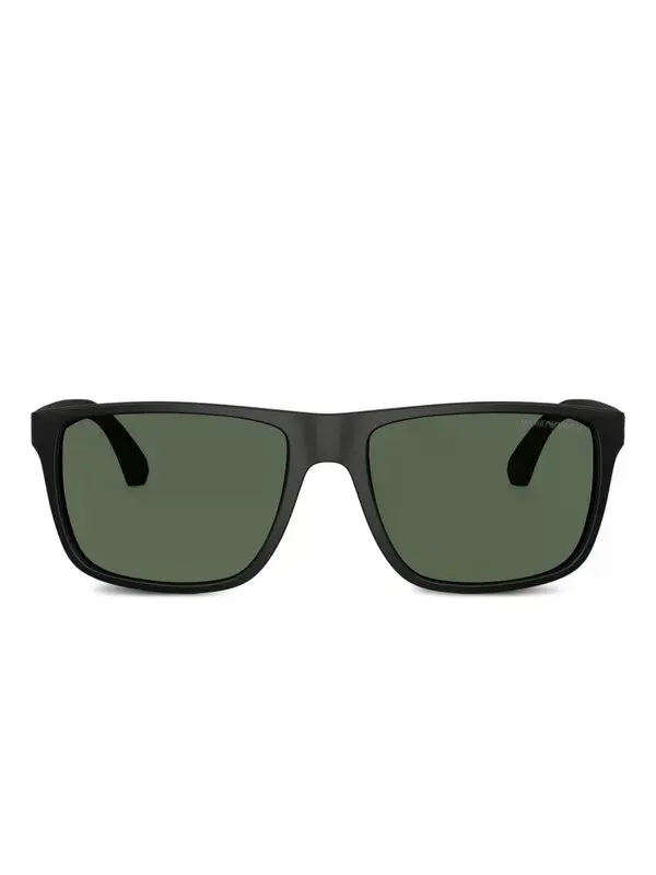 Emporio Armani Square Frame Sunglasses - Black
