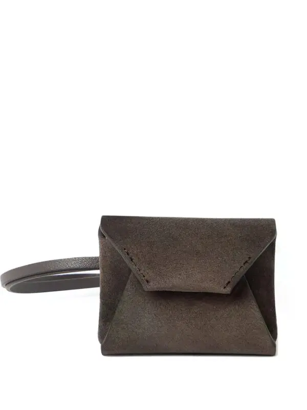 Brunello Cucinelli Suede Handbag Charm - Brown