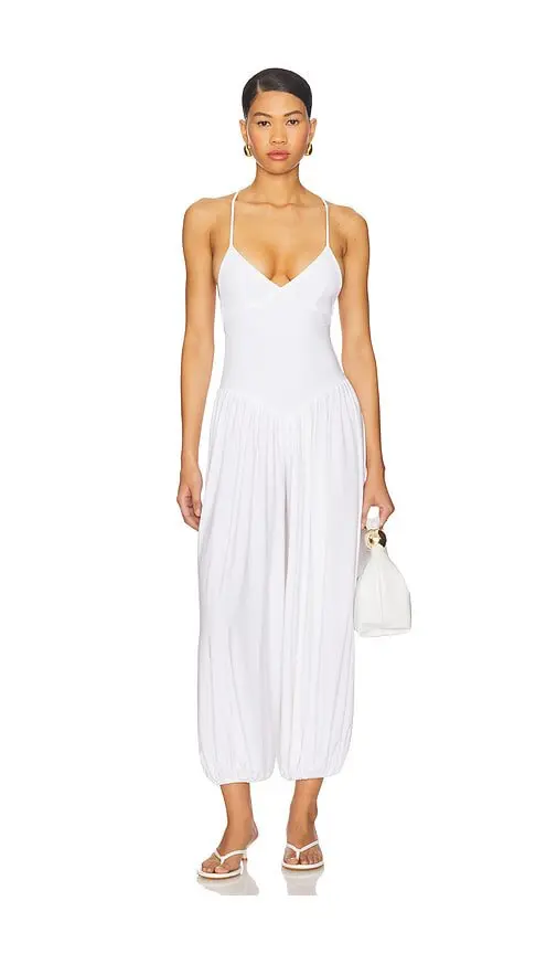 Norma Kamali Kenny Jumpsuit - Snow White