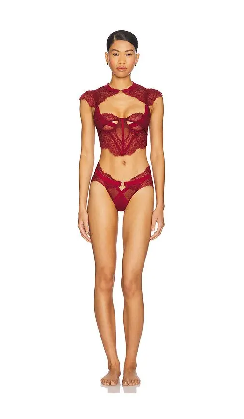 THISTLE AND SPIRE Minna Bodice - Ruby