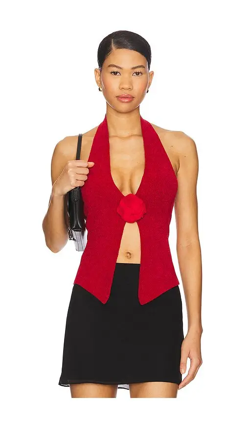 With Jéan Rose Top - Red