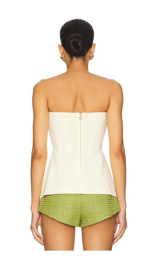 NOOKIE Caroline Strapless Top - Lemon