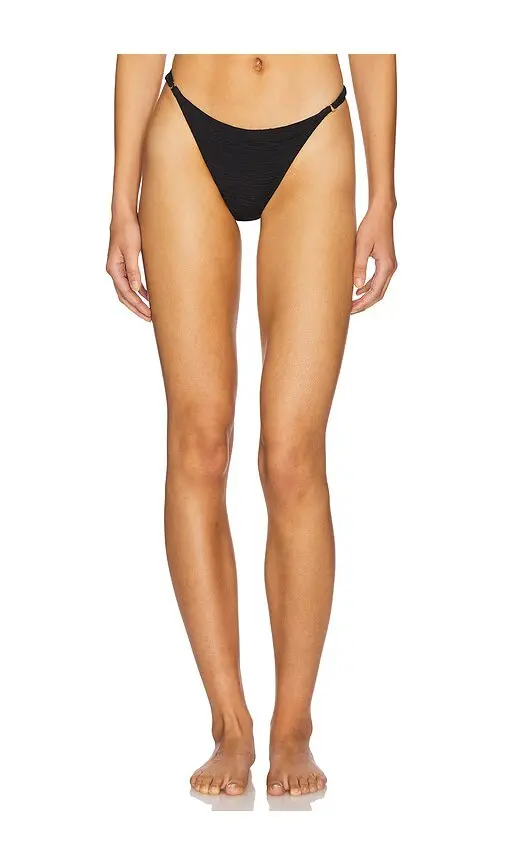 LA PORTE Gigi Bikini Bottom - Jet Black