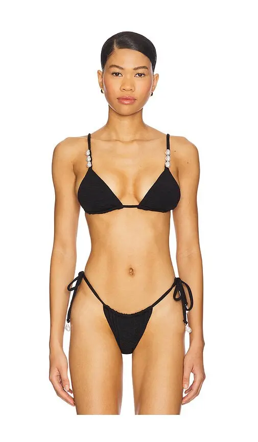 LA PORTE Kendall Bikini Top - Black