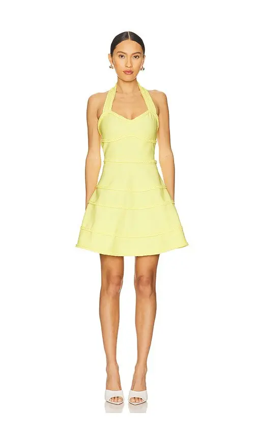 ELLIATT Katlyn Halter Mini Dress