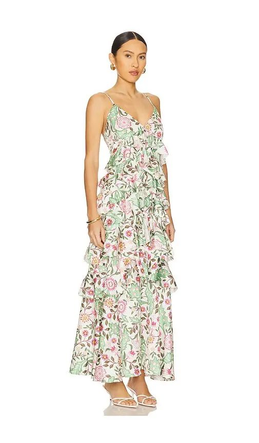 ELLIATT Maysa Tiered Ruffled Maxi Dress