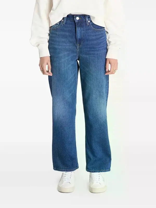 Tommy Hilfiger Layla High-rise Straight Jeans - Blue