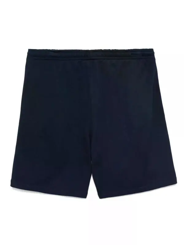 Lacoste Cotton Logo-trim Shorts - Blue