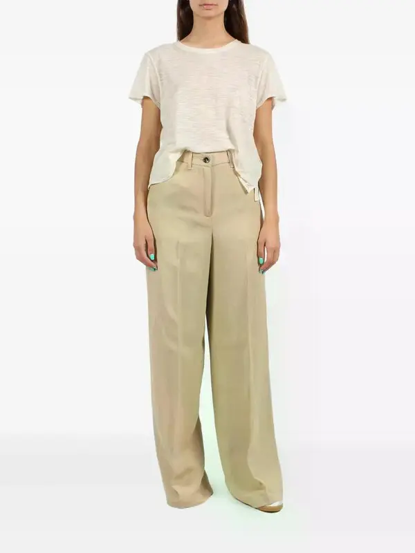 NINE:INTHE:MORNING Pressed-crease Trousers - Brown