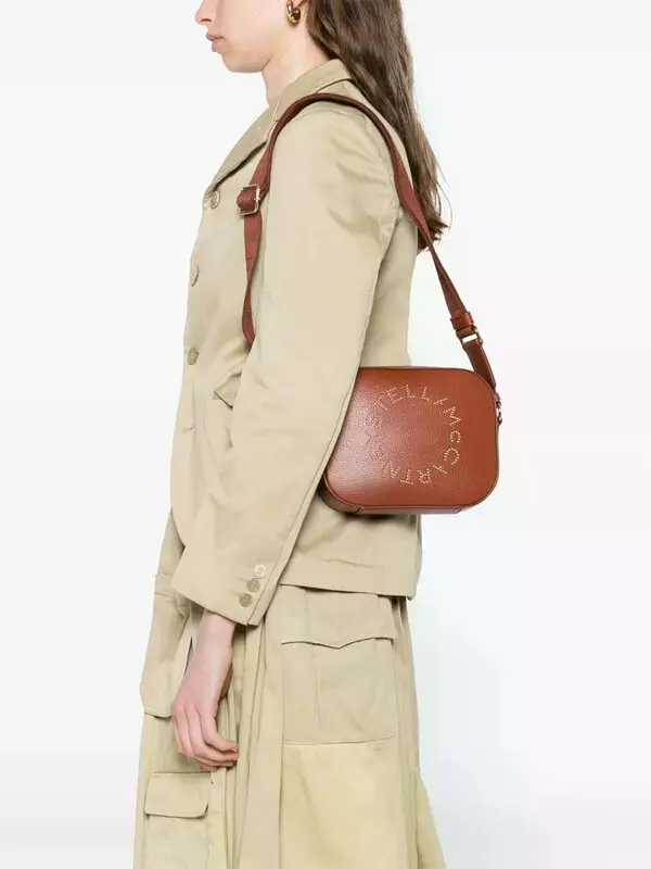 Stella McCartney Logo Crossbody Bag - Brown