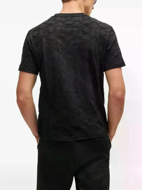 BOSS Geometric-jacquard T-shirt