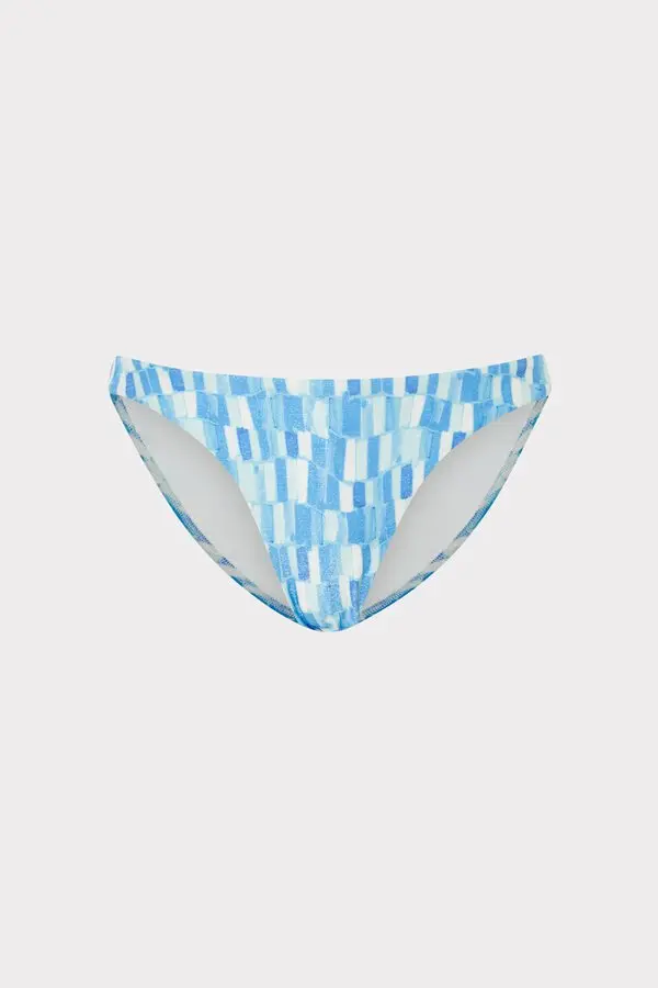 MILLY CABANA Margot Sunset Tile Bikini Bottom