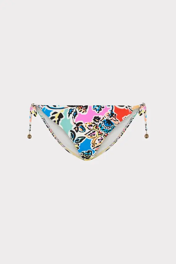 MILLY CABANA Rainbow Oasis String Bikini Bottom