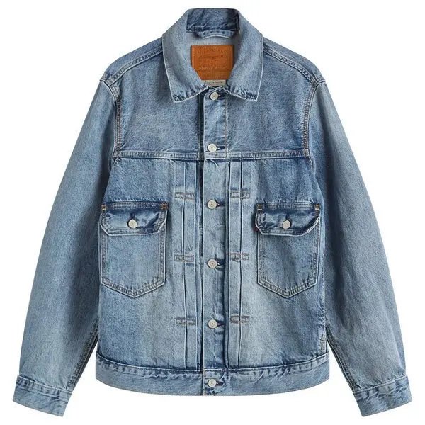 LEVI'S Red Tab Exclusive Selvedge Type Ii Trucker Jacket - Blue Sky Selv