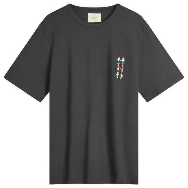 Folk People T-shirt - Soft Black