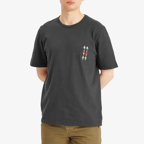 Folk People T-shirt - Soft Black