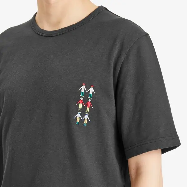 Folk People T-shirt - Soft Black