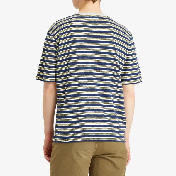 Folk Multistripe T-shirt - Deep Blue Mix