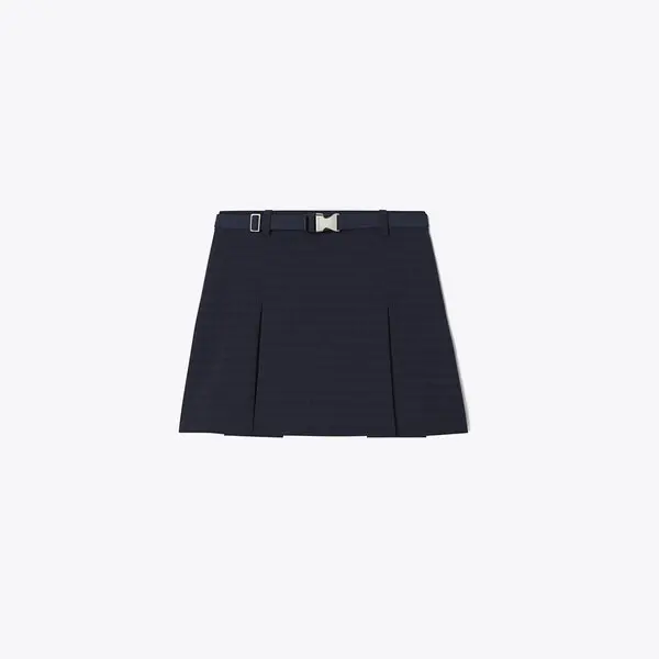 Tory Burch Jacquard A-line Skirt - Deep Navy