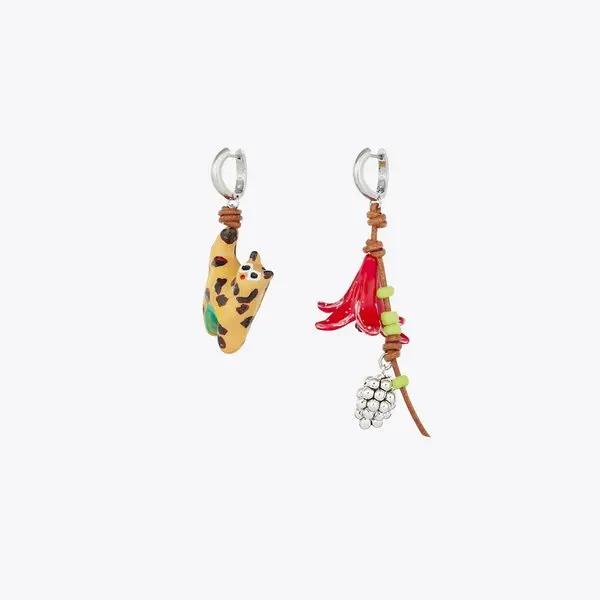 Tory Burch Curiosity Charm Earrings - Multi