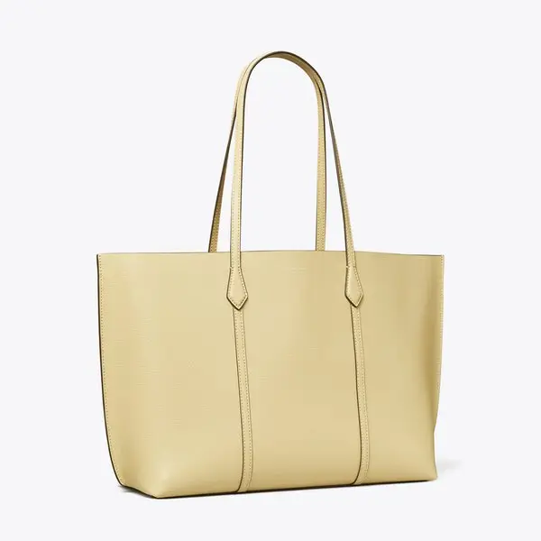 Tory Burch Pebbled Leather Tote - Praline