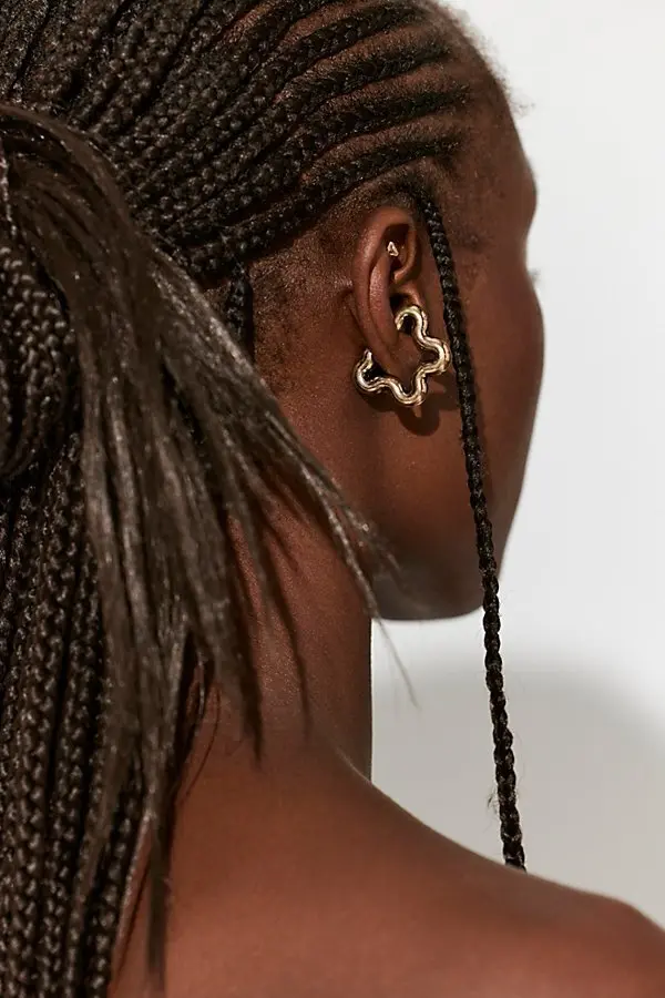 Free People Della Ear Cuffs - Gold