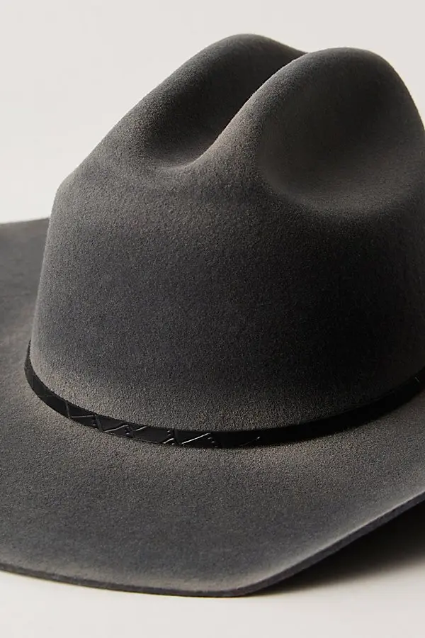 MOSSANT Distressed Wool Cowboy Hat
