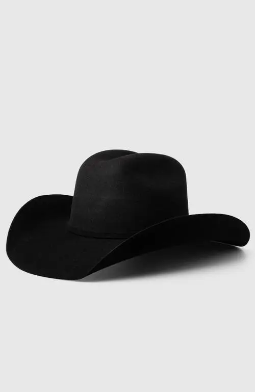 MANELA Manuela The Boss Premier Cowboy Hat - Black