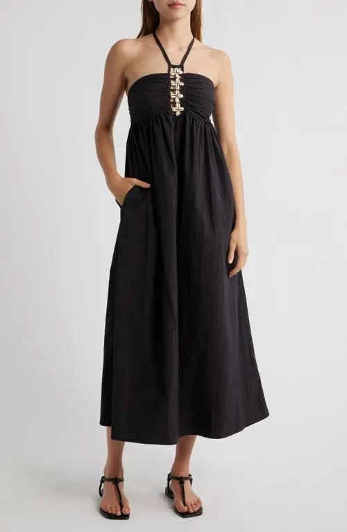 Rails Palazzo Halter Midi Dress