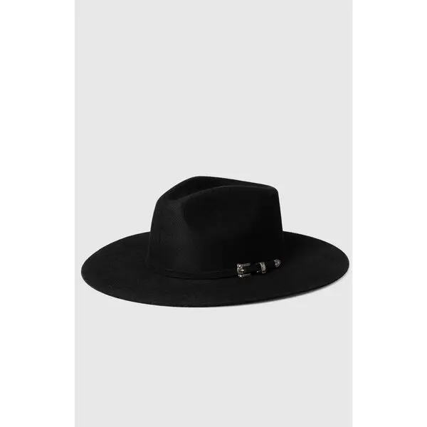 MANELA The Legend Premier Fedora Hat - Black
